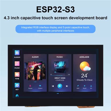 3and Kapazitiver Touchscreen Lx7 Dual Core Display Esp32 S3 Entwicklungsboard 4 Eur 56 39