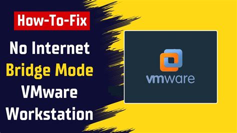 How To Fix No Internet In Bridge Mode In Vmware Workstation Youtube
