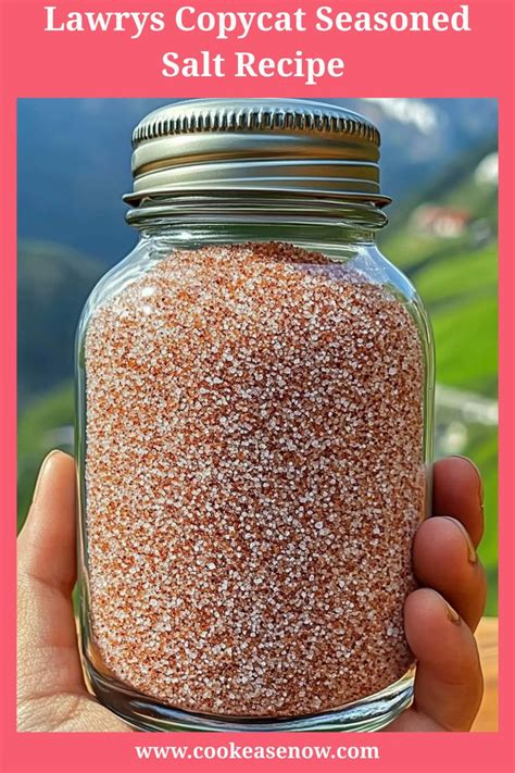 Lawrys Copycat Seasoned Salt Recipe Seasoning Salt Recipe Homemade