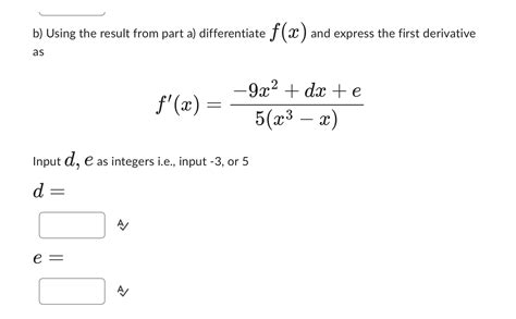 Solved Let F X Ln X1 215 X 1 X2 A Using Laws Of Chegg Com