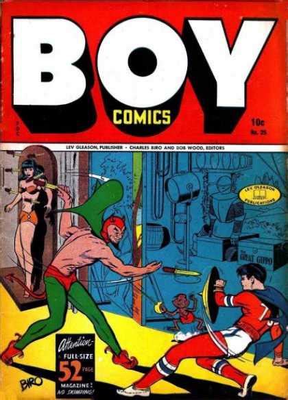 Boy Comics Covers Boy Comics Covers