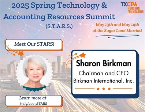 Were Excited To Welcome Sharon Birkman Fink To The Txcpa Houston S T A