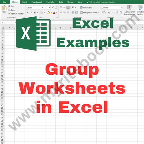 Excel Example Group Worksheets In Excel Myritebook Learn Tutorials