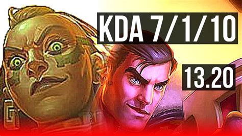 Illaoi Vs Jayce Top 35m Mastery 7110 2200 Games Rank 6