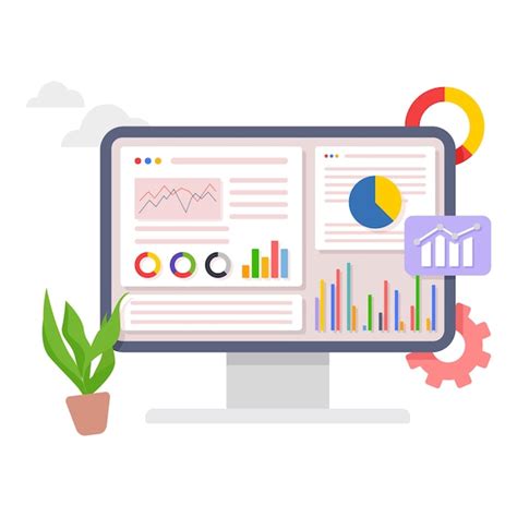 Premium Vector Data Analytics Dashboard And Business Finance Report