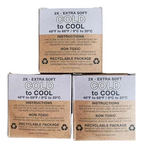 Pack 5 Ceras Surf Sex Wax Cold To Cold Cuotas Sin Interés
