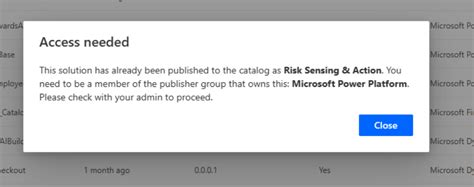View Submit And Install Catalog Items Power Apps Microsoft Learn