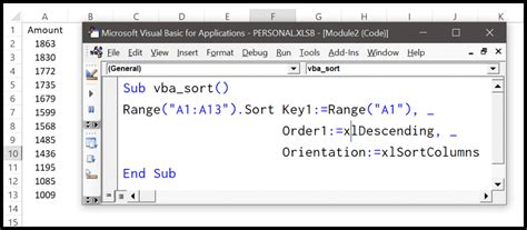 Use To Vba Sort Range In Excel