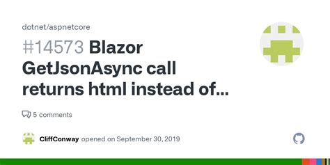 blazor getjsonasync call returns html instead of json · issue 14573
