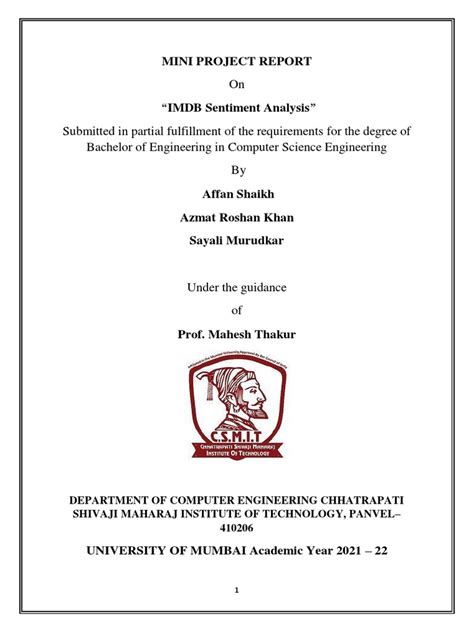 Nlp Final Mini Project Pdf Deep Learning Computer Science