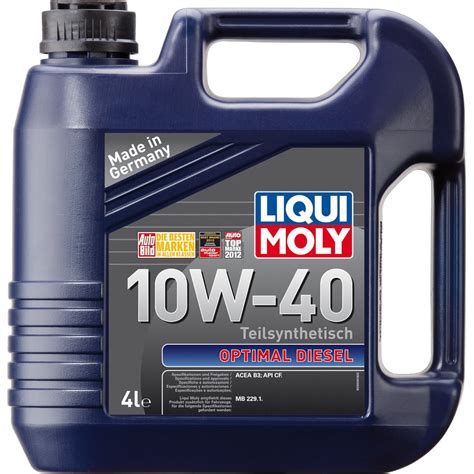 Полусинтетическое моторное масло LIQUI MOLY Optimal Diesel 10W-40 4л ...