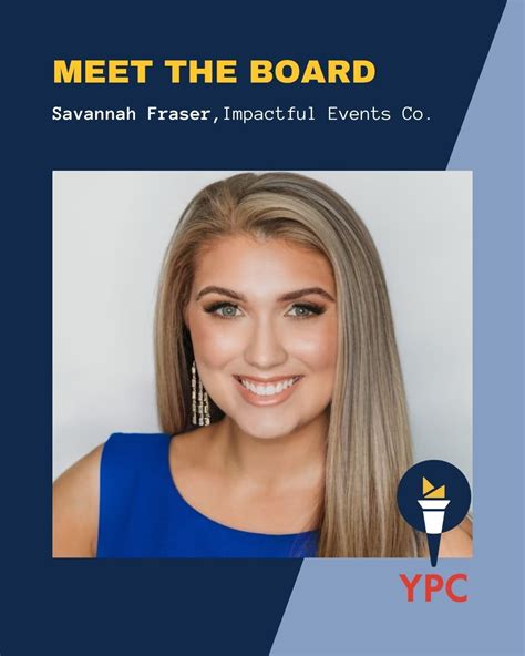 Meet Savannah Fraser Ypc Vice President Of Membership Young
