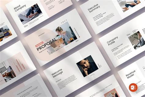 Шаблон презентации Powerpoint с бизнес предложением Шаблоны