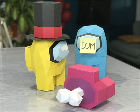 Among Us Crewmates Papercraft Template The Best Porn Website