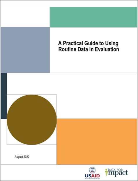Using Routine Data In Evaluations Dataforimpactproject