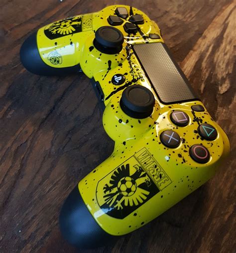 Custom Painted Ps4 Controller With Shock Buttons
