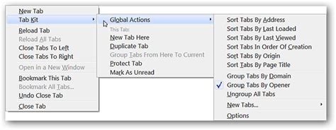 customize tab behavior in firefox with tab kit