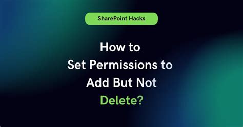 mundrisoft solutions on linkedin how to prevent delete item using sharepoint permission level