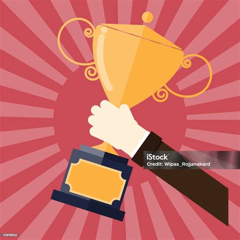 대회와 리더십 그림 고립 첫번째 장소 우승자 개념입니다 벡터입니다 챔피언 트로피 플랫 아이콘입니다 골든 우승자 컵입니다 Championship에 대한 스톡 벡터 아트 및