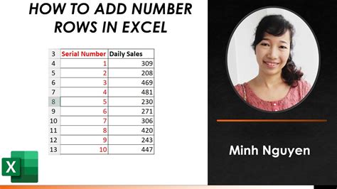 How To Add Number Rows In Excel How To Insert Serial Numbersautomatic Numbering In Excel