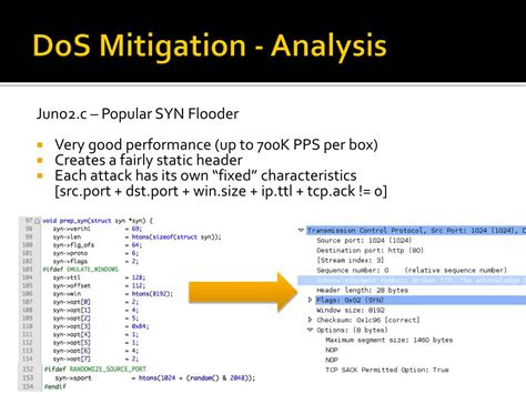 Ppt Building Floodgates Cutting Edge Denial Of Service Mitigation Powerpoint Presentation