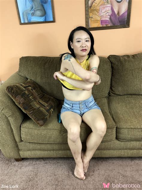 Asian Teen Zoe Lark Completely Undresses Before Masturbating With A Sex Toy