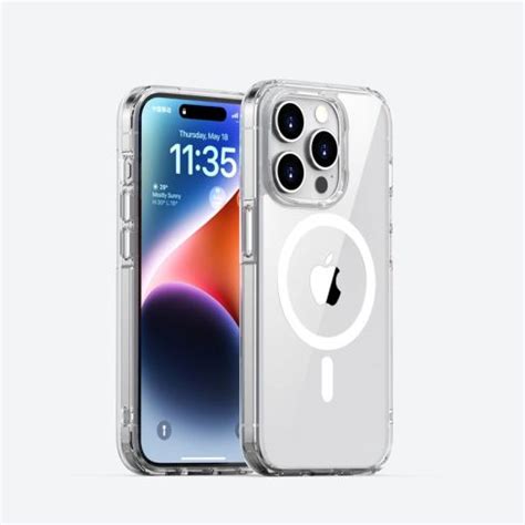 For Iphone 15 Pro Max Magsafe Anti Drop Clear Case