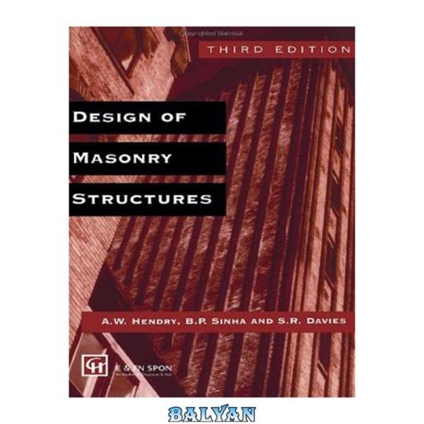 دانلود کتاب Design Of Masonry Structures بلیان