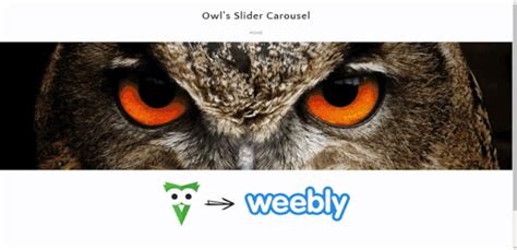 How To Install Owls Carousel Slider Into Weebly Editor Tricks