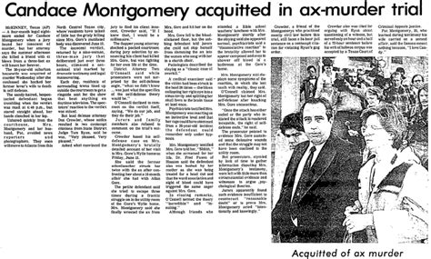 Ultimate Soap Opera The Bizarre Case Of Candy Montgomery Part 2