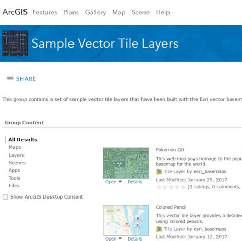 esri vector basemaps latest updates