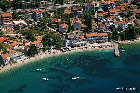 Strand Brist Brist Touristen Info Strand Brist Kroatien