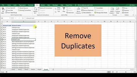 How To Find And Remove Duplicate Entries And Values In Ms Excel Youtube