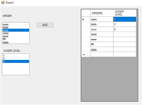 How To Add All Item In Listbox 1 To Datagridview In Column 1then For Listbox2 To Column 2 In
