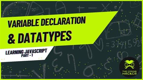 Karthik Shettigar On Linkedin Variable Declaration And Datatypes