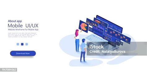 차트와 상호 작용 하 고 통계를 분석 하는 사람들 데이터 시각화 개념입니다 디지털 머니 마켓 투자 금융 및 거래 웹 디자인 배너