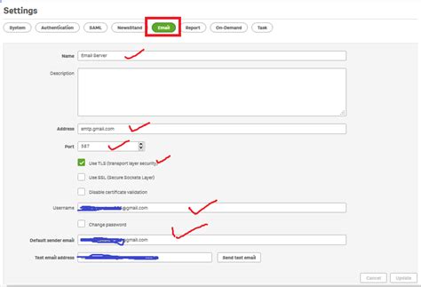 how to setup nprinting 17 to send emails using a g qlik community
