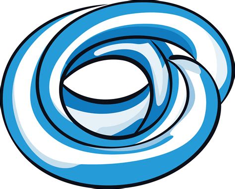 Abstract Blue And White Interlocking Rings Logo Design 49454334 Vector