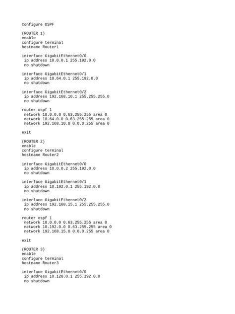 configuration ospf pdf computer network wide area network