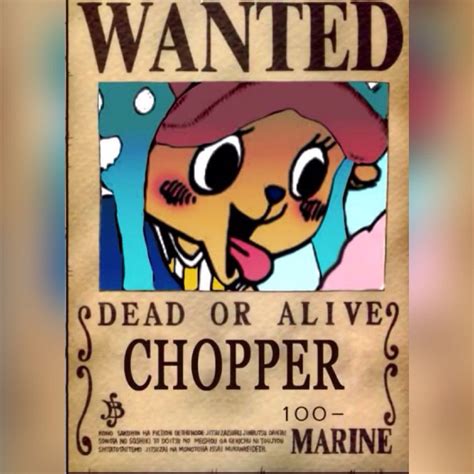 Berapa Bounty Chopper Sekarang At Beverly Randi Blog