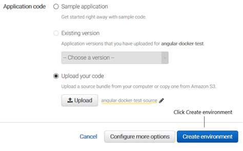 Deploying An Angular App In A Single Docker Image To Aws Elastic Beanstalk Using Wizard By