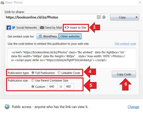 Advanced Embedding Options Flippingbook