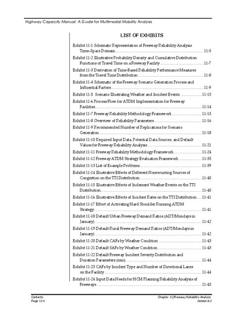 Chapter 11 Freeway Reliability Analysis Pdf