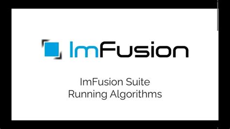 Imfusion Gmbh On Linkedin Running Algorithms On Data In Imfusion Suite