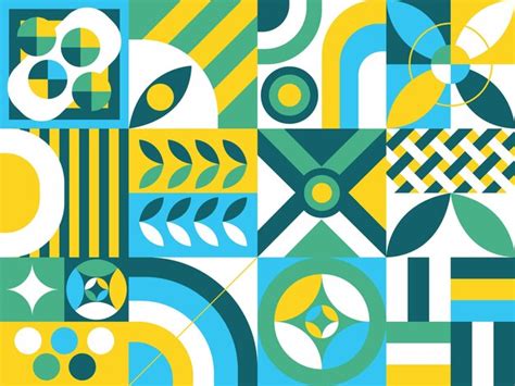 Premium Vector Modular Pattern Grid Systems