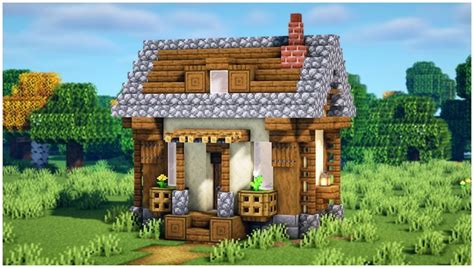 Minecraft Simple Cute Survival House Tutorial Minecraft