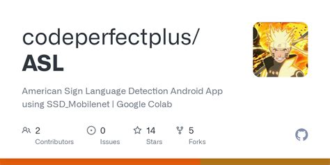 GitHub Codeperfectplus ASL American Sign Language Detection Android App Using SSD Mobilenet