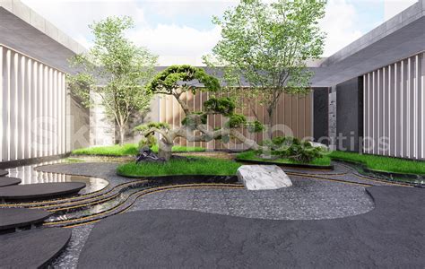 15933 Free Sketchup Garden Landscape Model Download