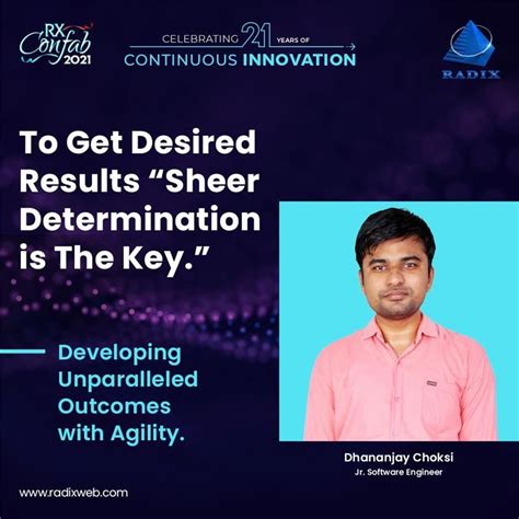Dhananjay Choksi On Linkedin Rxconfab2021 Radixweb21 Lifeatradix