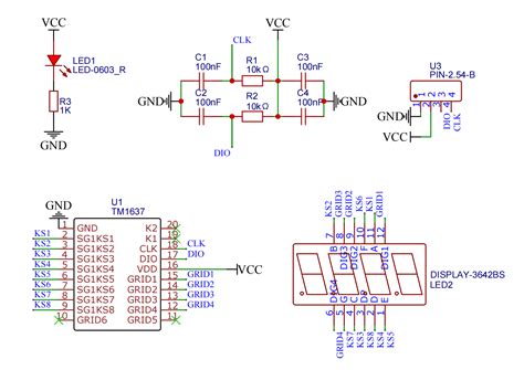 HS F P 四位时钟数码管